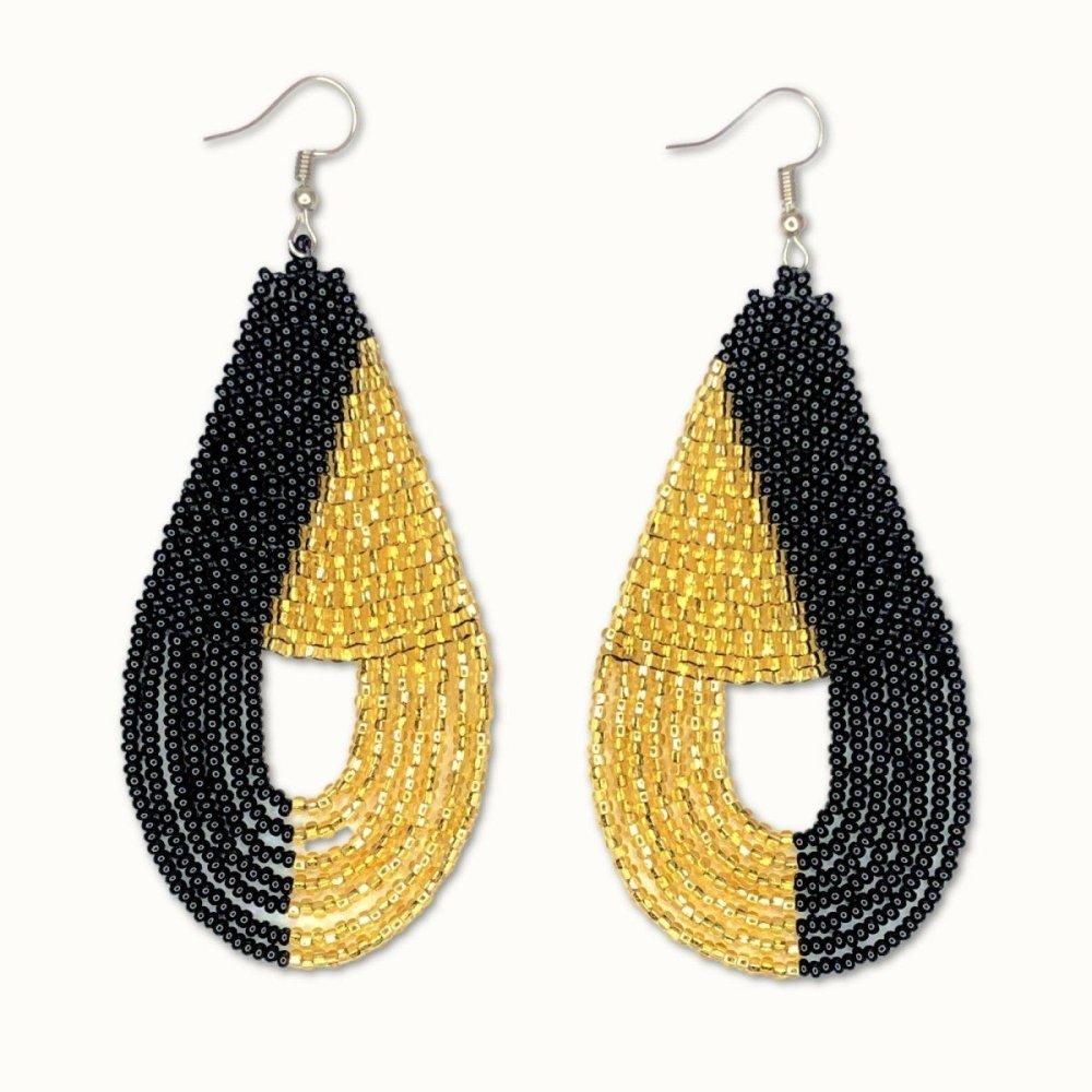 Queen's Crown Dangle Earrings - Beadzy